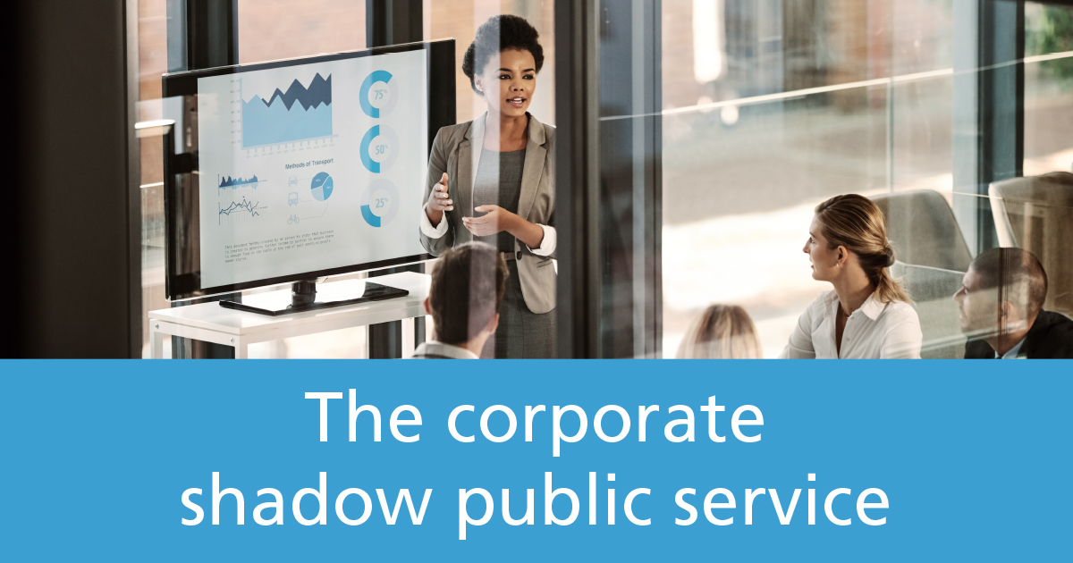 The corporate shadow public service | The Professional Institute of the ...